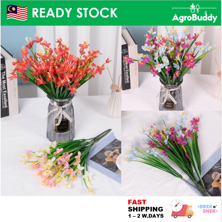 [1 bouquet] Artificial Daffodil Narcissus Tazetta Wedding Event Home ...