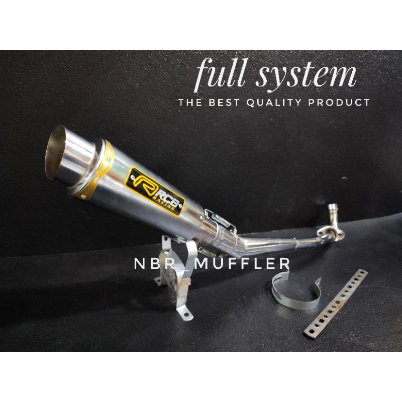 Rcb Raod Race racing exhaust full crum supra x 110/125/blade/revo ...