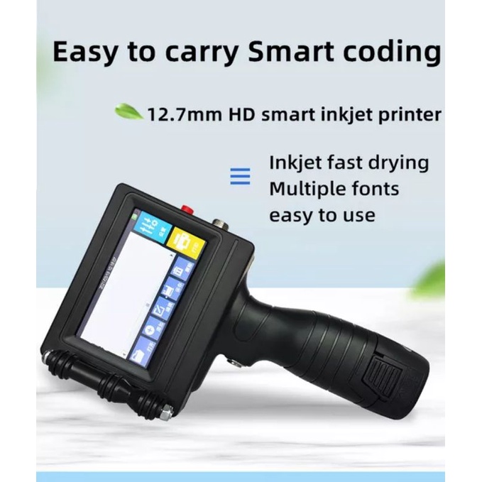 Handheld Expiry Date Inkjet Printer 12.7mm | Shopee Malaysia