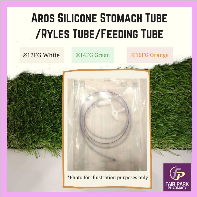 FPpharmacy Aros Silicone Stomach Tube, Ryle's Tube, Feeding Tube 12FG ...