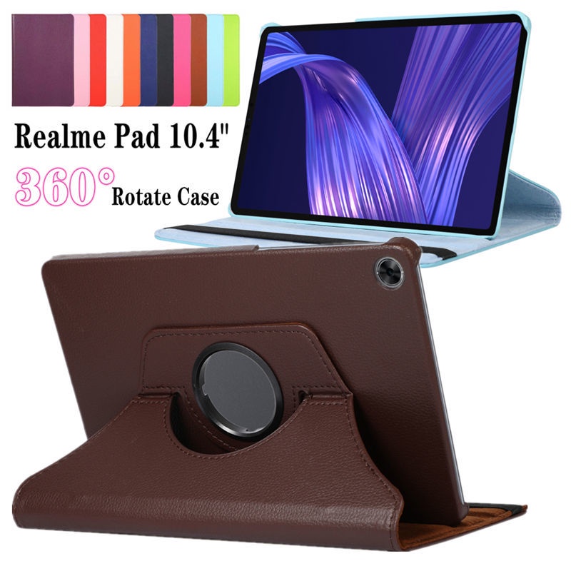 Realme Pad 10.4-Inch Tablet Casing Flip Stand 360 Rotate Shockproof ...