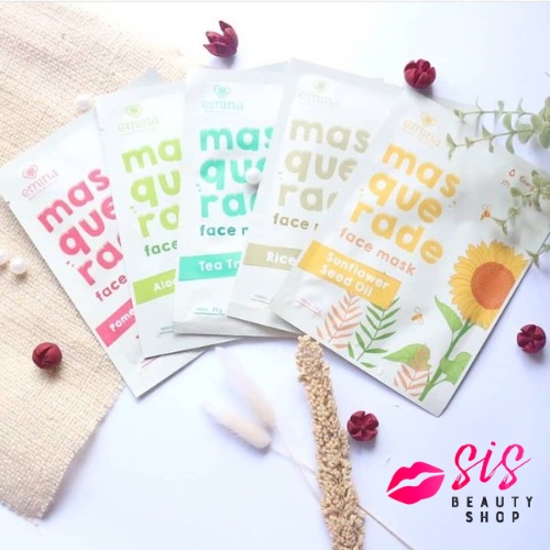 Emina MASQUERADE MAS QUE RADE FACE MASK SERIES 23GR | Shopee Malaysia