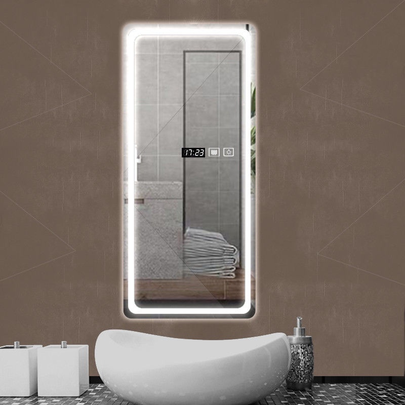 DAXINSI Smart Touch Screen Long Mirror Wall Mounted Led Light Anti Fog ...
