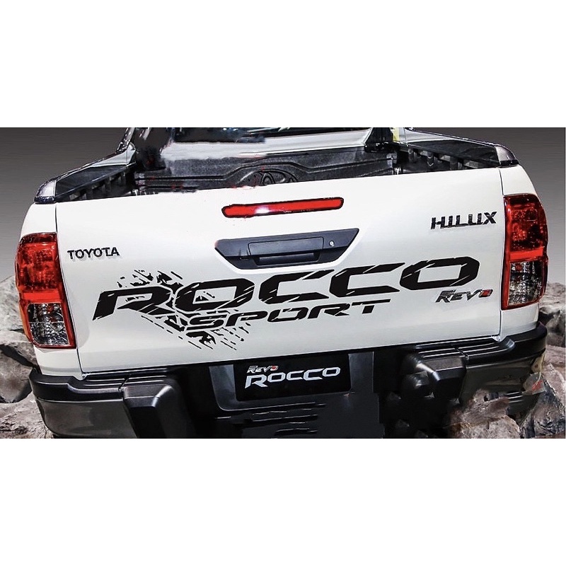 (Ready Stock ) S503# Toyota Hilux Rocco Tailgate Rear Vinyl Decals ...