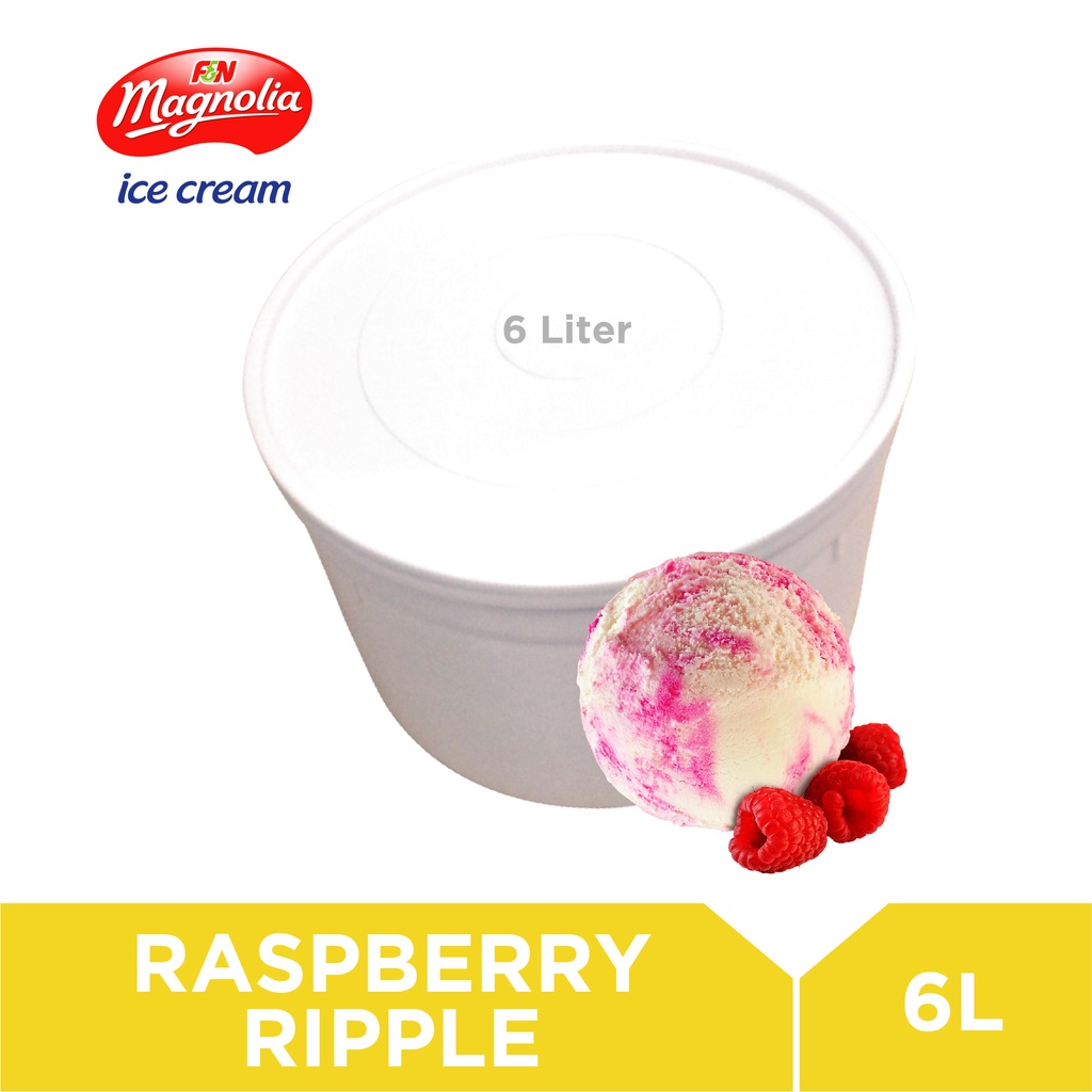 Magnolia Raspberry Ripple 6L Ice Cream | Shopee Malaysia