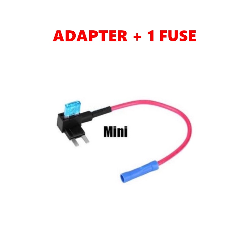 Car Motor Mini Micro Standard Small Medium Fuse Blade Adapter Cable Add ...
