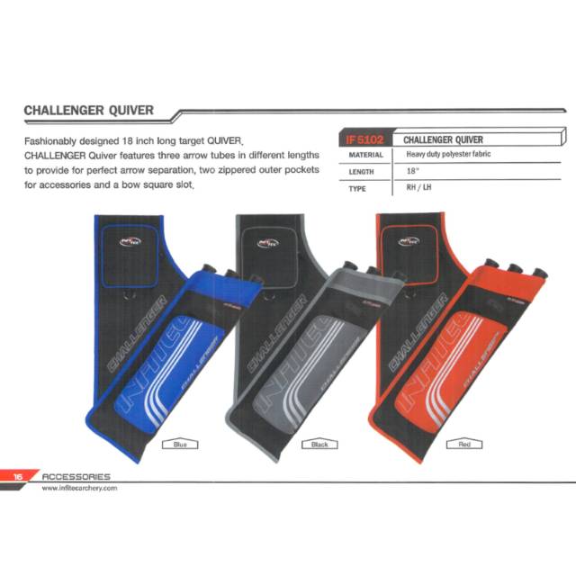 Infitec CHALLENGER QUIVER - Arrow Bag - Infitec Archery Original - Made ...