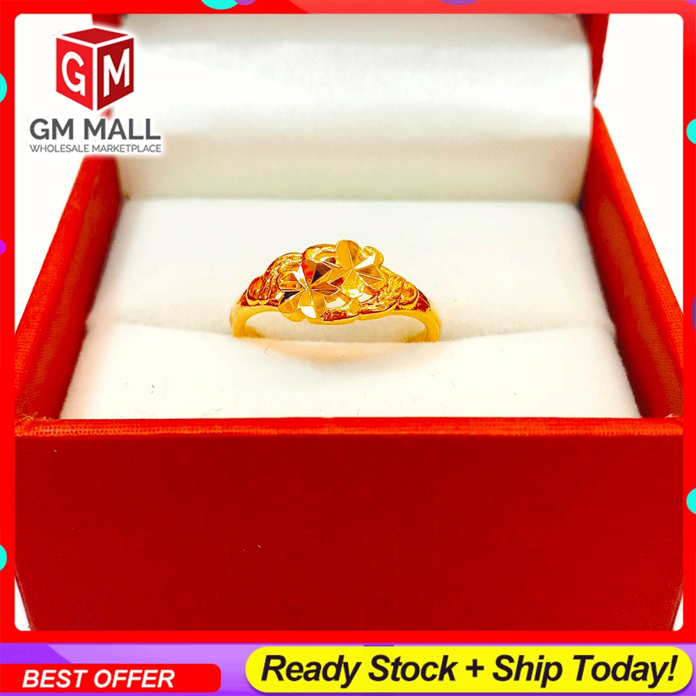 Cop 916 Emas Bangkok Emas Korea GM Mall Ring Gold Plated - Cincin Emas ...