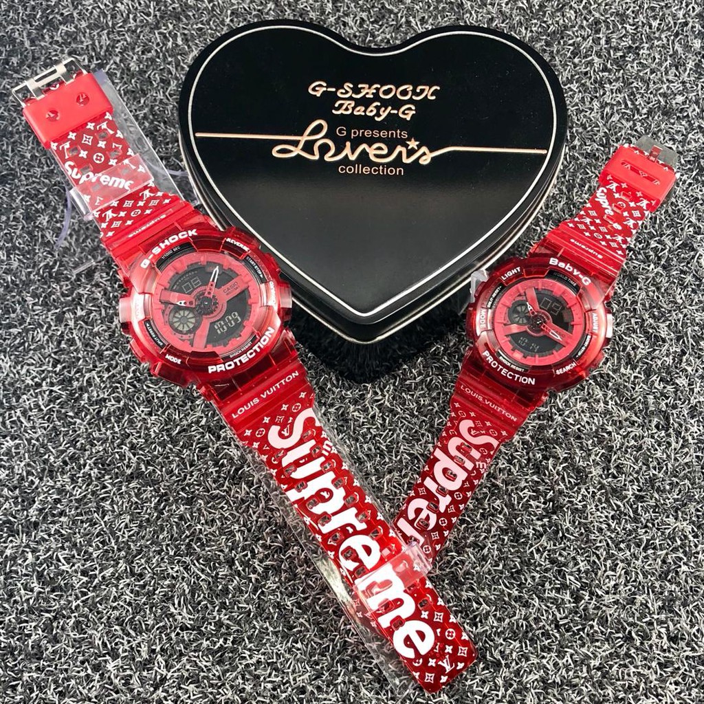 Gshock Supreme Couple Set | Shopee Malaysia