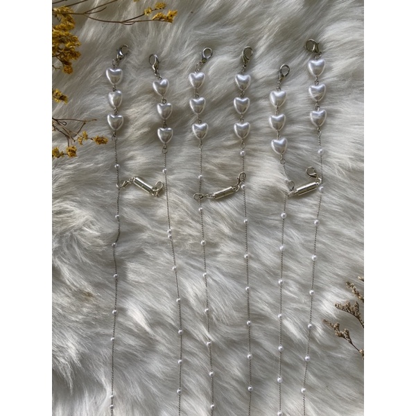 [LOVEY BOW SILVER KIDS]MAGNETIC MASK EXTENDER/MASK CHAIN | Shopee Malaysia