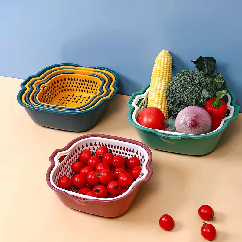 READY STOCKS !! 6IN1 Strainer & Colander For Fruits and Vegetables ...