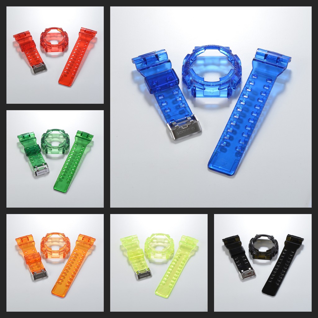 GA / GD PELBAGAI WARNA CRYSTAL CLEAR BAND AND BEZEL BNB/Tali Jam Tangan ...