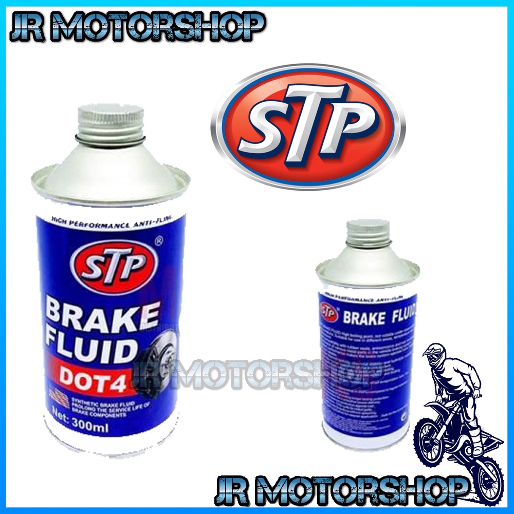 STP BRAKE FLUID DOT4 (300ml) MINYAK BRAKE MOTOR MOTORBIKE KERETA LORRY ...