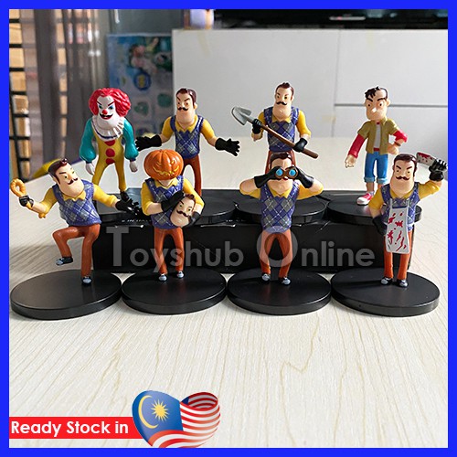 TOYSHUB 8pcs Hello My Neighbour My Neighbour Action Figure Toys Kids ...