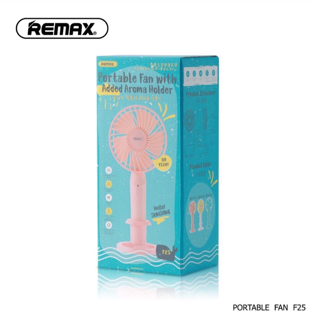 REMAX PORTABLE FAN F25 | Shopee Malaysia