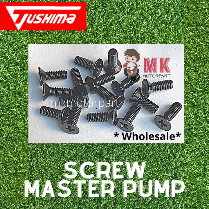 (1Pc) SCREW Master Pump Cover Cap , F412 Skru Black Coating Colour ...