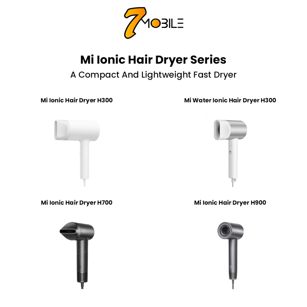 [Chinese Version] Xiaomi Mi Ionic Hair Dryer H900 / H700 / H500 / H300 ...