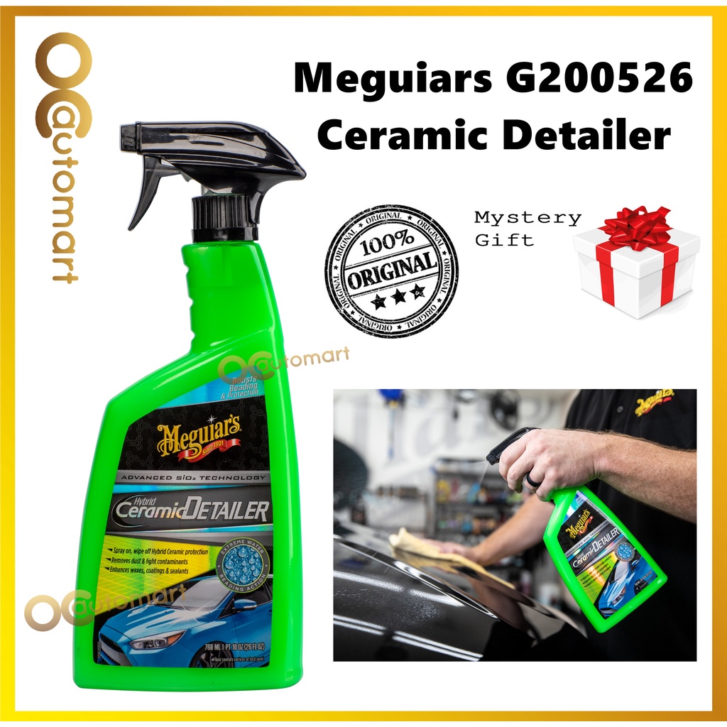 ( Free Gift ) Meguiar's G200526 Hybrid Ceramic Detailer 768ml Dust ...