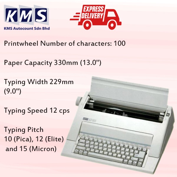 NAKAJIMA ELECTRONIC TYPEWRITER AX-150 ( 8 YEARS WARRANTY) | Shopee Malaysia