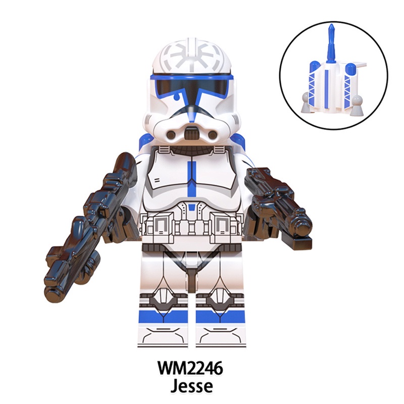 Clone Trooper Boost Wolfpack AT-RT Driver Commander Space Wars Mini ...