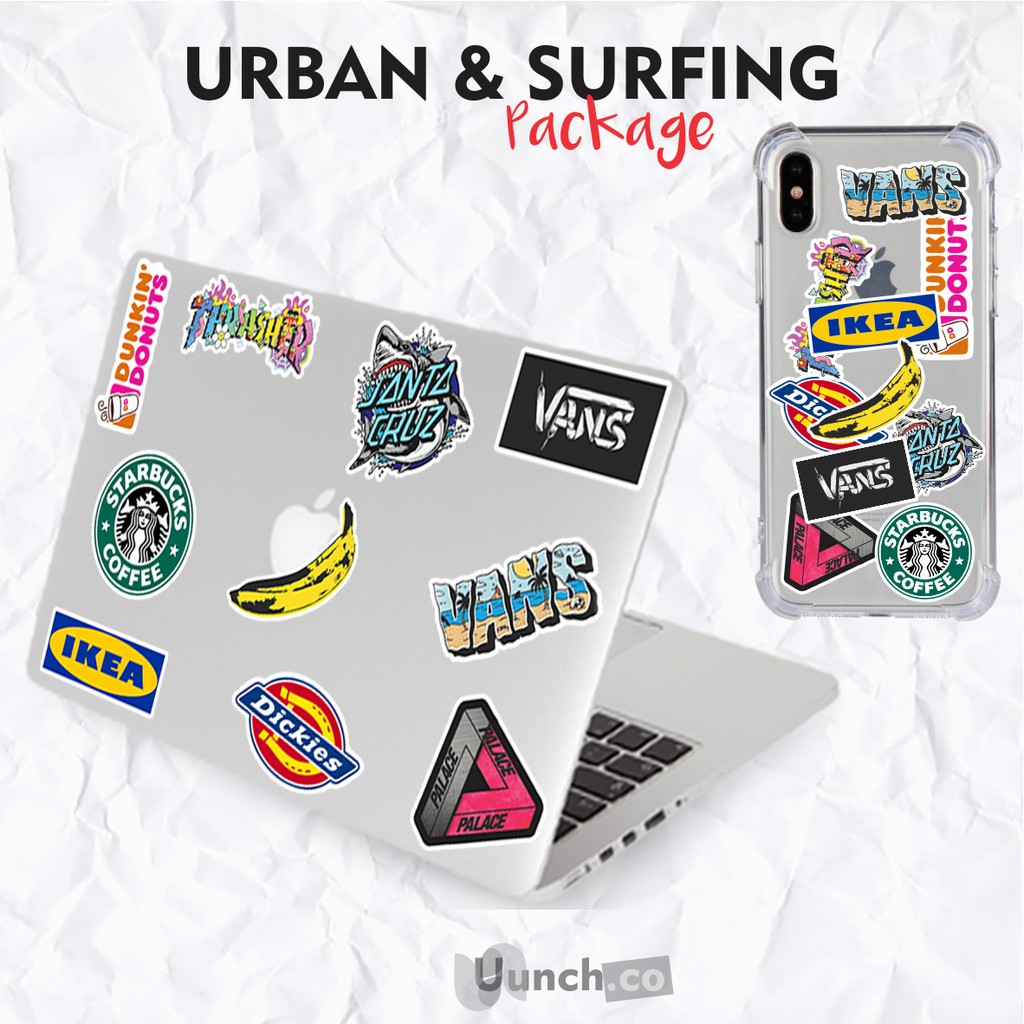 Sticer AESTHETIC SURFING HYPEBEAST BRAND AND URBAN CASE Mobile LAPTOP ...
