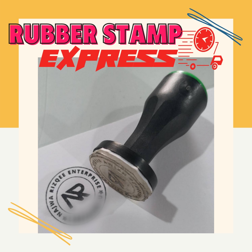 Cop Bulat Rubber Stamp Biasa R27 I Cop Company I Custom Cop Max 26mm I ...