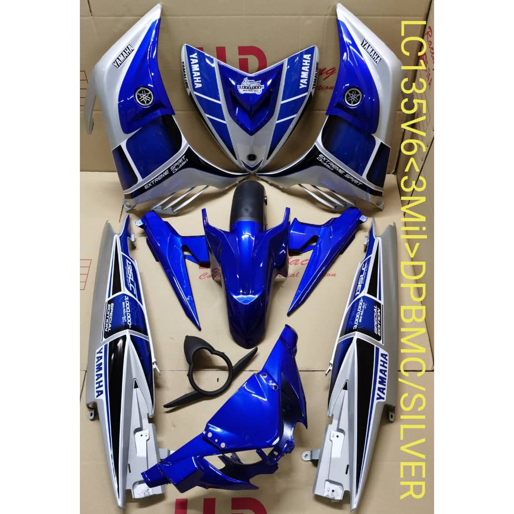 LC135 (V6) HLD COVERSET - 3 MIL (BLUE BIRU) | Shopee Malaysia