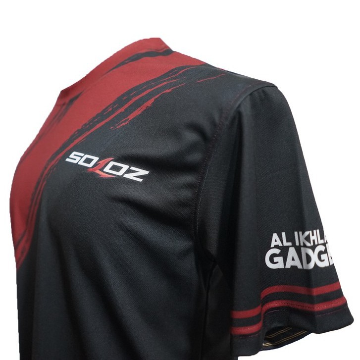 Soloz Jersey Black Maroon 2020 | Shopee Malaysia