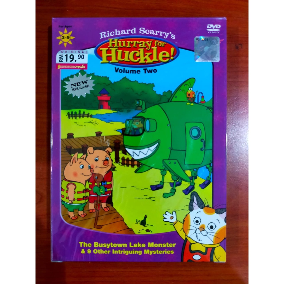 Richard Scarry's Hurray For Huckle! Vol.2 The Busytown Lake Monster & 9 ...