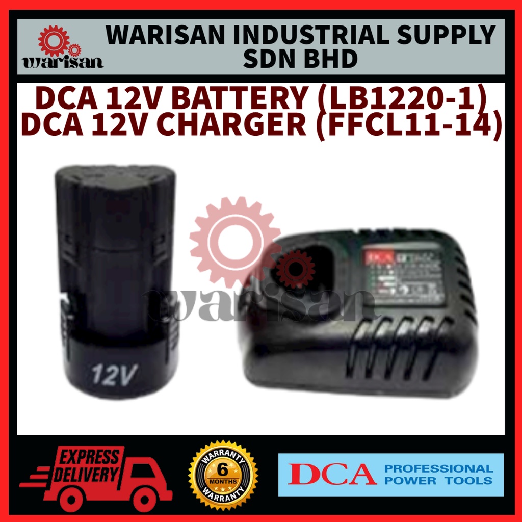 DCA 12V CHARGER (FFCL11-14) / DCA 12V BATTERY (LB1220-1) | Shopee Malaysia
