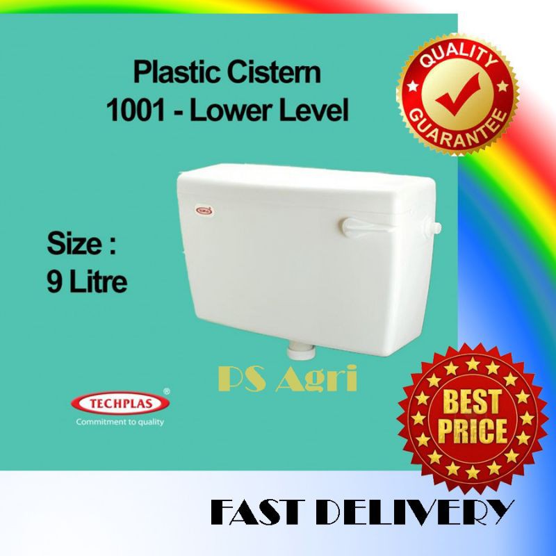 TECHPLAS Low Level Plastic Cistern 1001-LL | Shopee Malaysia