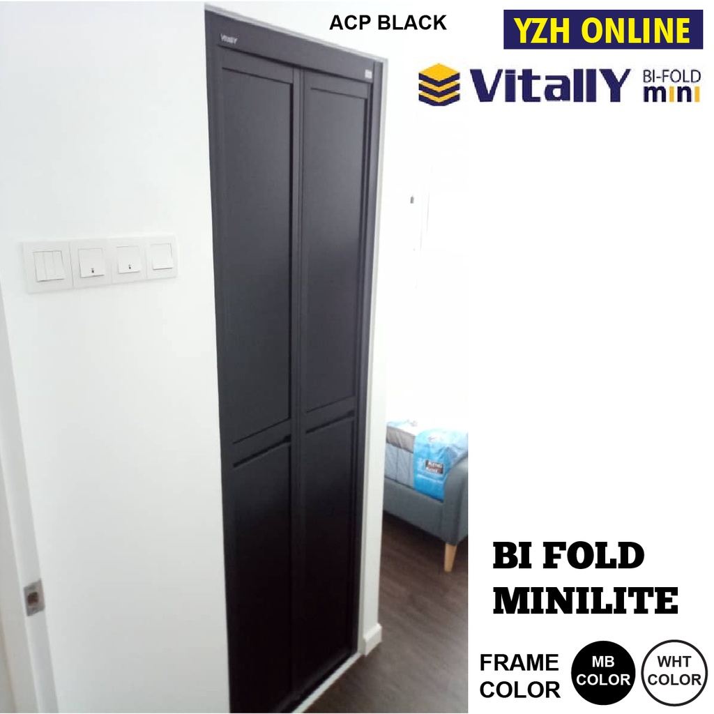 Vitally Bi Fold Mini Lite Custom Size / Pintu Tandas BiFold / Pintu ...
