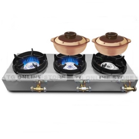 3 Burner High Pressure Gas Stove / High Pressure Burner Mini Stove ...