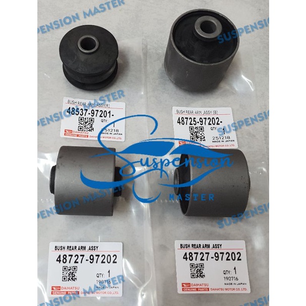 11 IN 1 SET - REAR TRAILING ARM BUSH / REAR ARM BUSH SET / LATERAL ARM ...