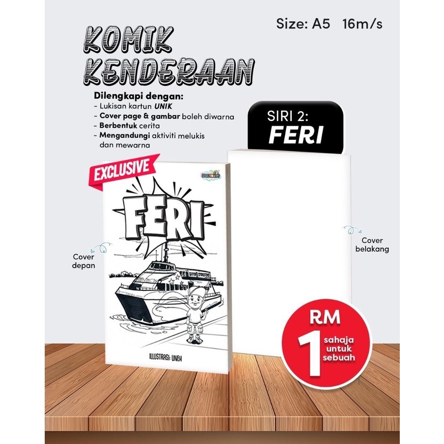 BUKU AKTIVITI KOMIK (FERI) | Shopee Malaysia
