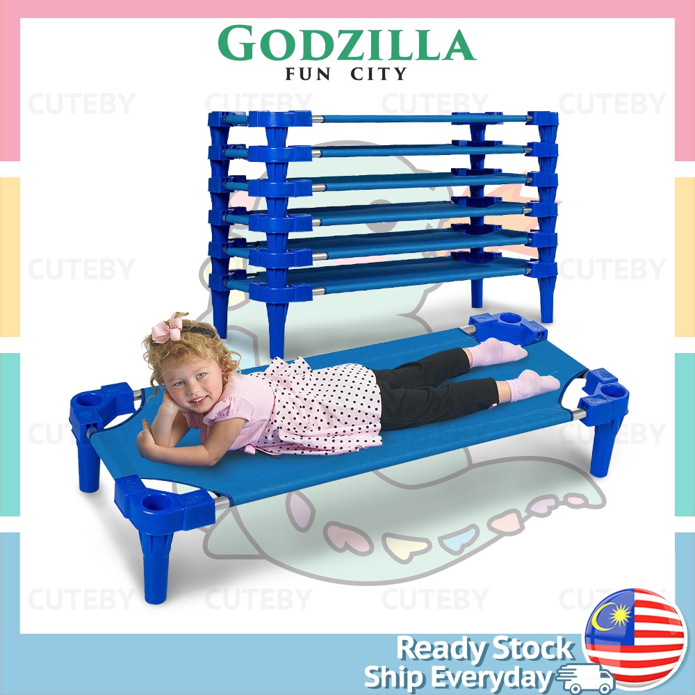 READY STOCK STACKABLE KIDS BED/ Kindergarten katil/TASKA/TADIKA HOME ...