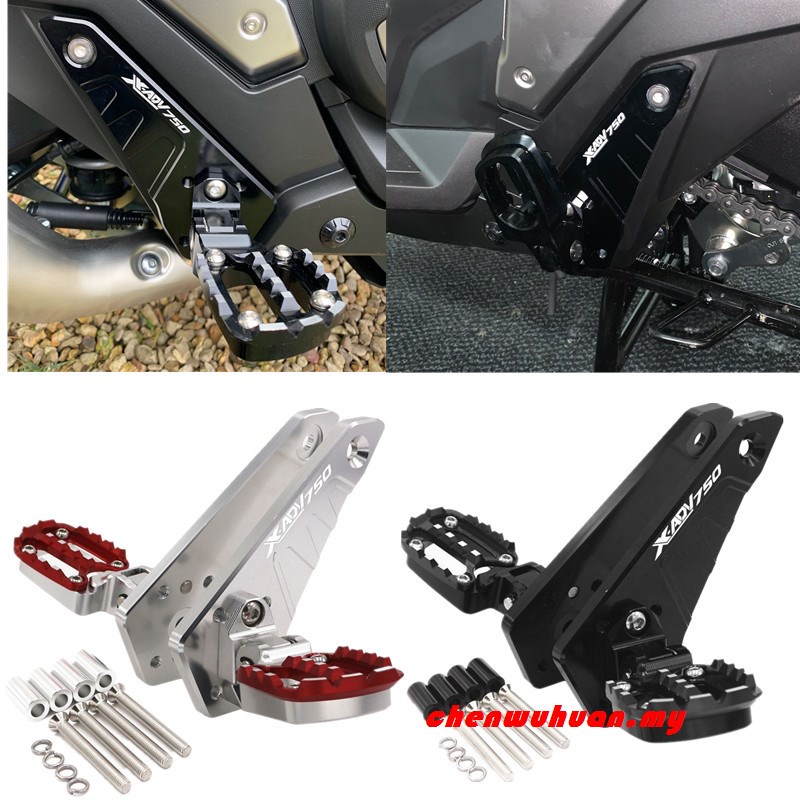 HFMOTO Motorcycle Accessories Folding Rear Foot Pegs Footrest ...