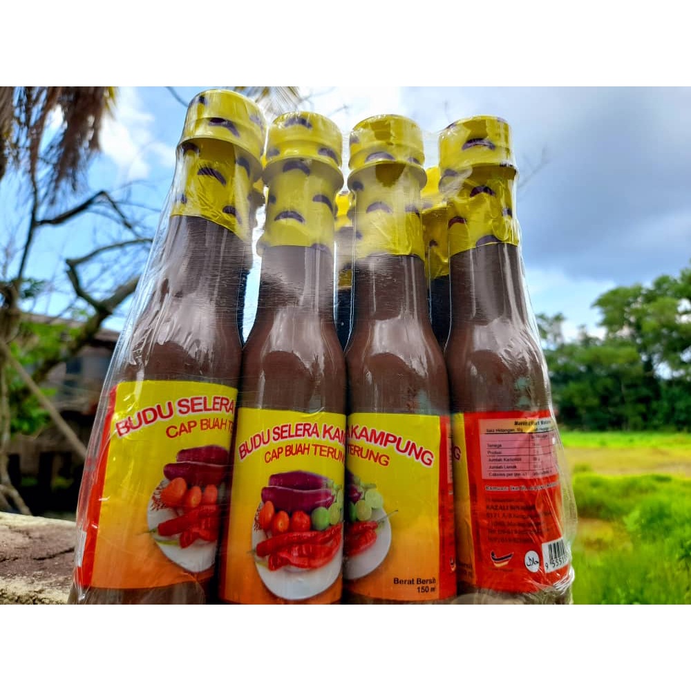 Original Budu Cap Terung , Budu Selera Kampung ( SEDOZEN 12 BOTOL ...