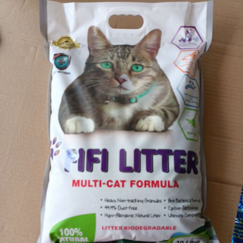 FIFI LITTER MULTICAT FORMULA 10L PASIR KUCING SILICA | Shopee Malaysia