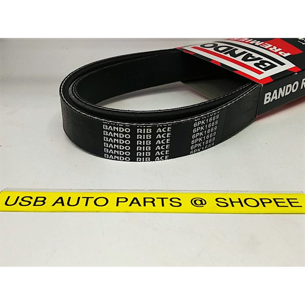 6PK 1669 Bando / Mitsuboshi Alternator Fan Belt Proton Saga FLX Exora ...