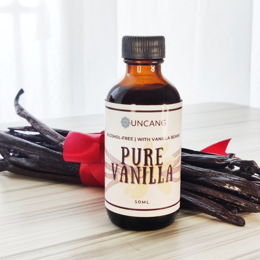 UNCANG Pure Vanilla - 100% made from Tahitian Vanilla Beans NO ALCOHOL ...