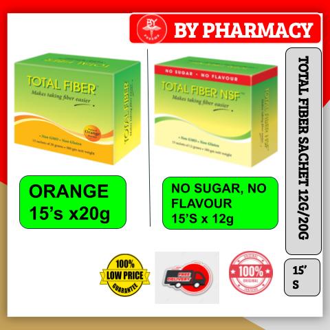 Total Fiber (Orange 20g / Original Flavour 12g) x 15sachets/box Kidz ...
