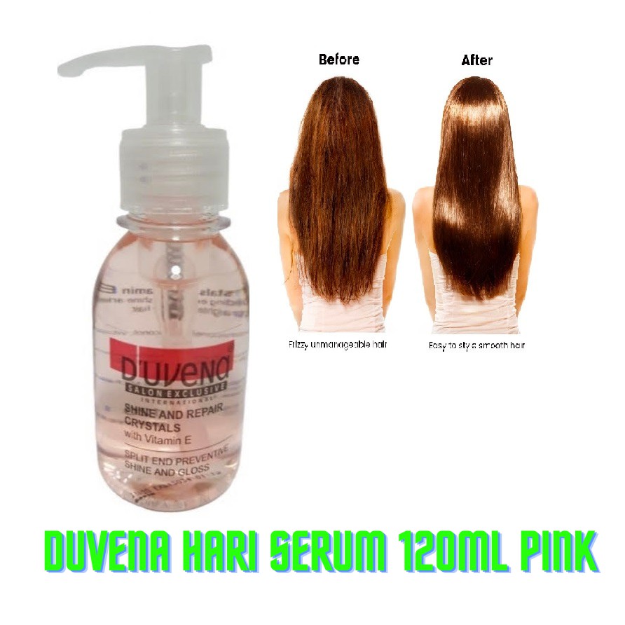 DUVENA Shine And Repair Crystal Oil with Vitamin E (PINK) 120ML ...