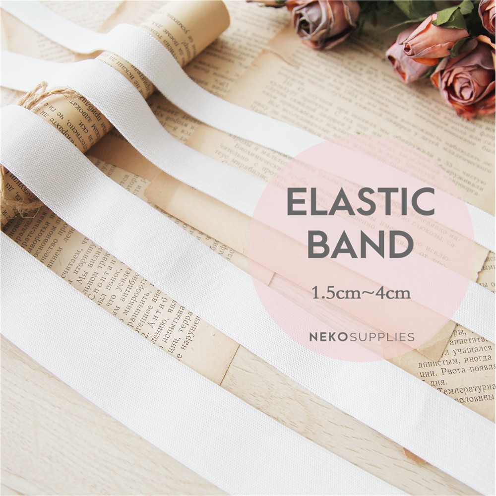 Elastic band polyester 1.5cm 2cm 2.5cm 3cm 4cm | sewing waist band ...