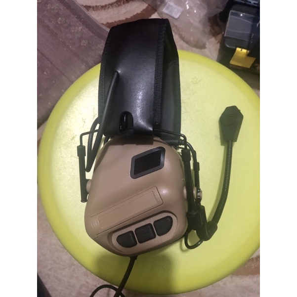TACTICAL HEADSET TAN COLOUR | Shopee Malaysia