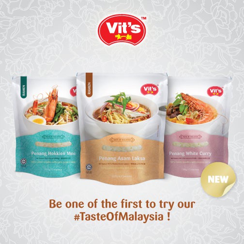 [HALAL] Vit's Premium Instant Noodle Ramen / Penang White Curry ...