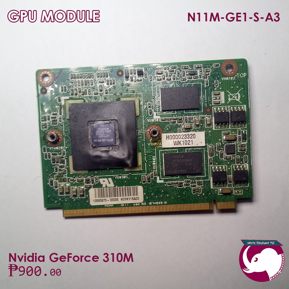 Nvidia GeForce 310M Laptop Video Card | Shopee Malaysia