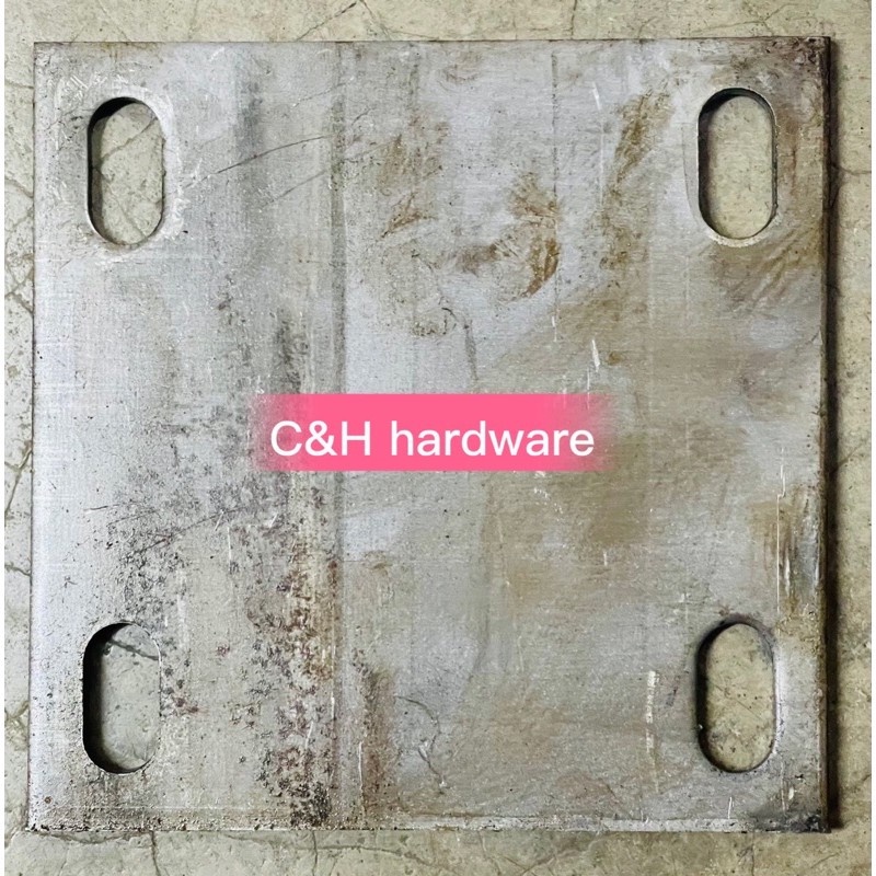 6" X 6" Plate Pagar Square Plate Tapak Besi Welding Gate Bracket 1PCS ...