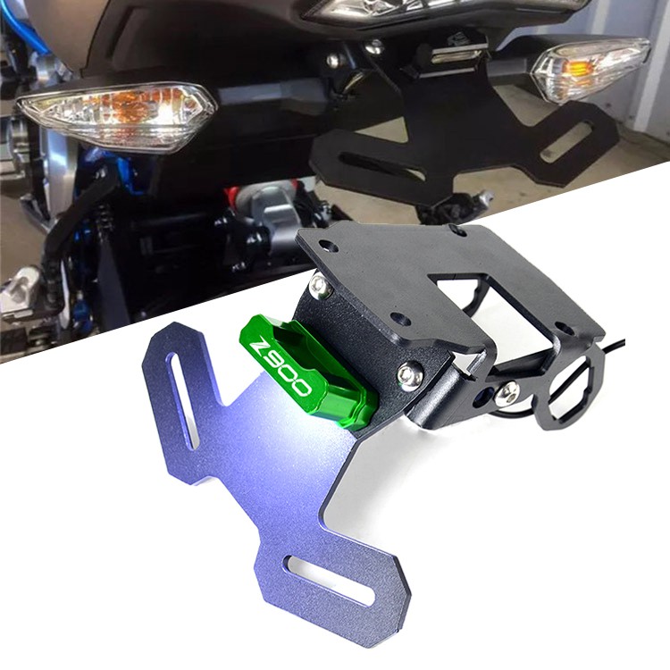Z900 Z900RS Aluminum License Plate Holder Tail Tidy Fender Eliminator ...