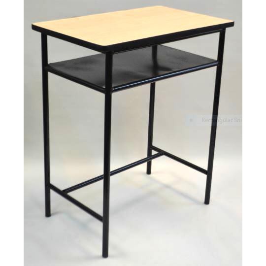 Student table- Melamine Faced Chipboard table top, Strong metal leg ...